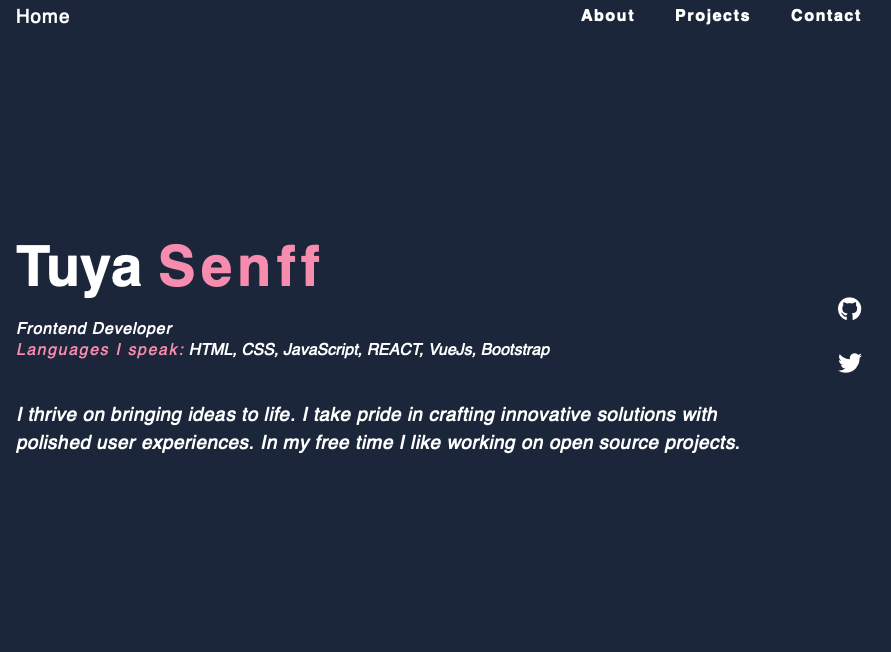 Tuya Senff Portfolio